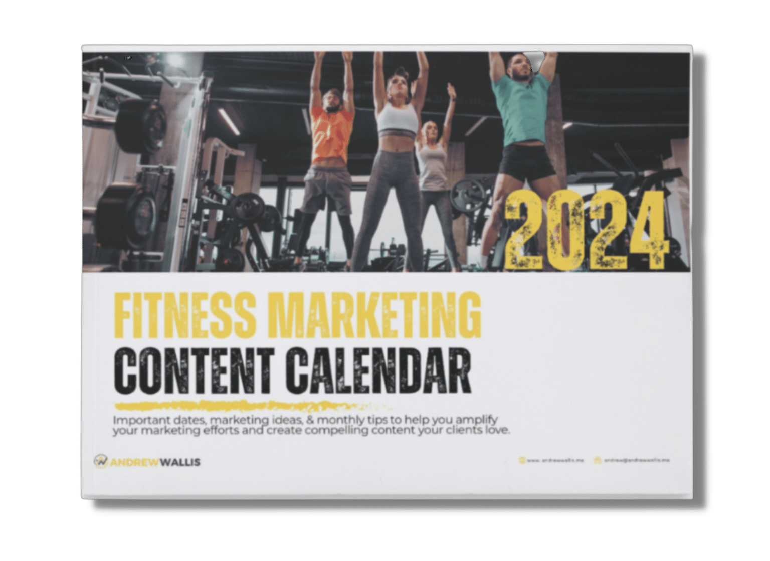 2024 Fitness Marketing Content Calendar - Andrew Wallis